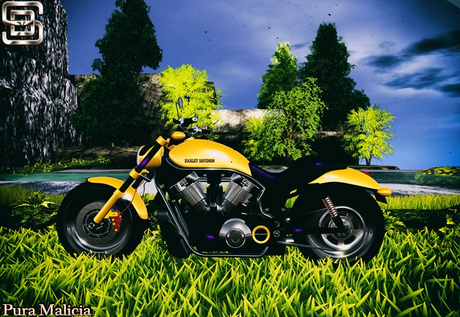 Second Life Marketplace - [PMF] Motorcycle V-Rod Pose Mesh